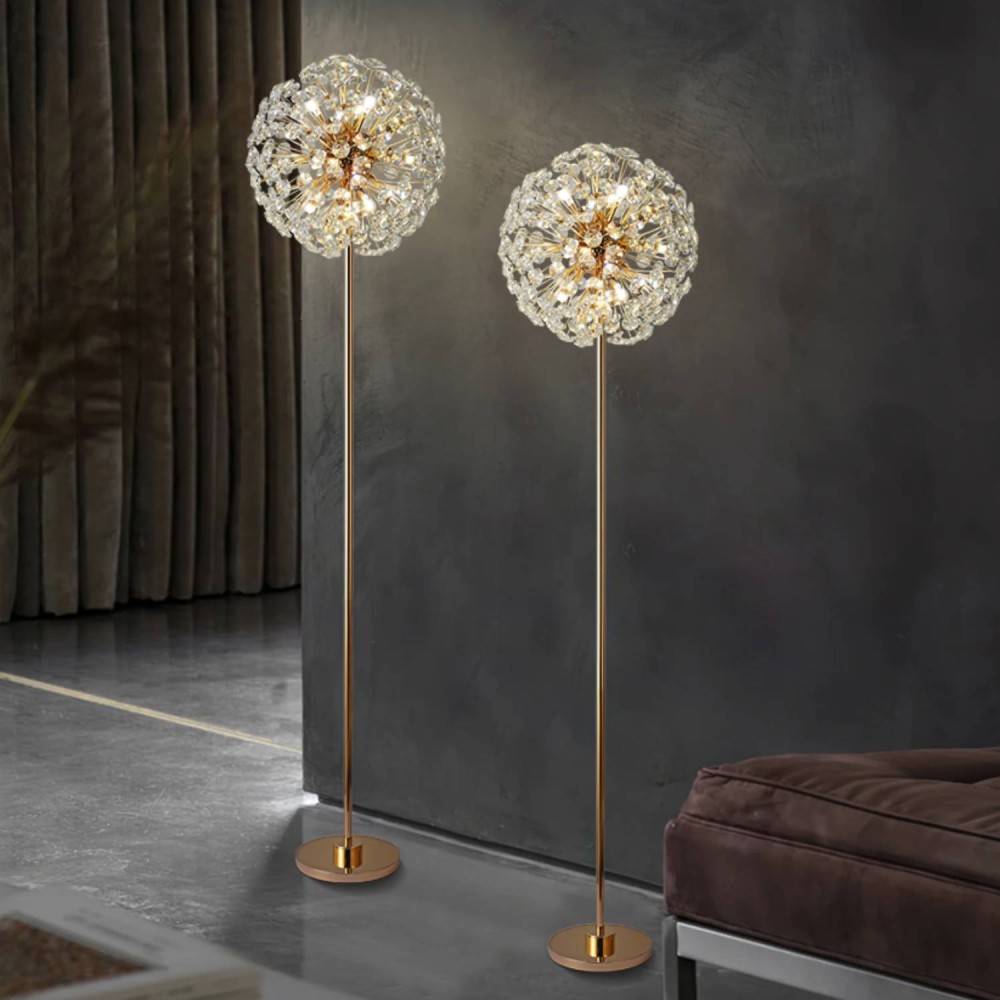 Lampadar Ellia, 8 bec x G9, auriu, ELH-00136